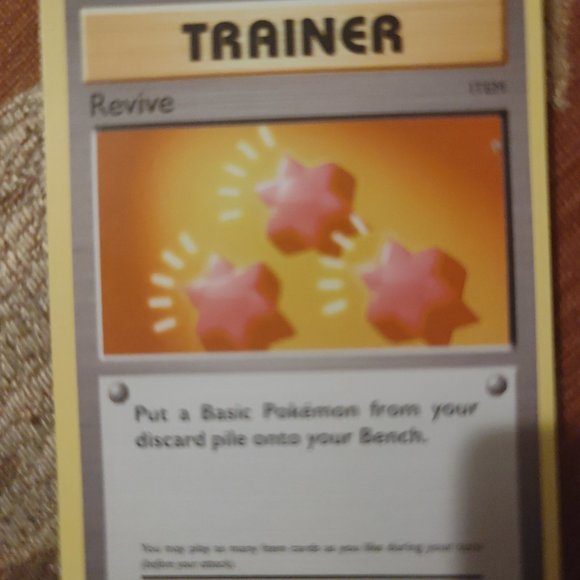 Pokemon | Toys | Vintage St Edition Revive Trainer Pokmon Card 8912 In ...